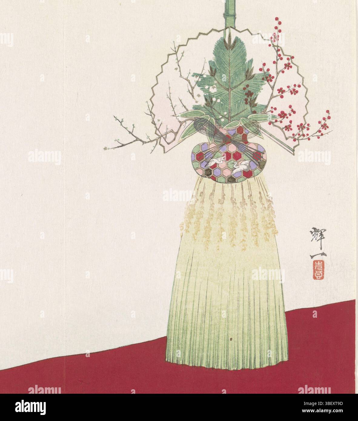 Japan, Teruichi, Altar for the New Year, Japan, Altar for the New Year ...