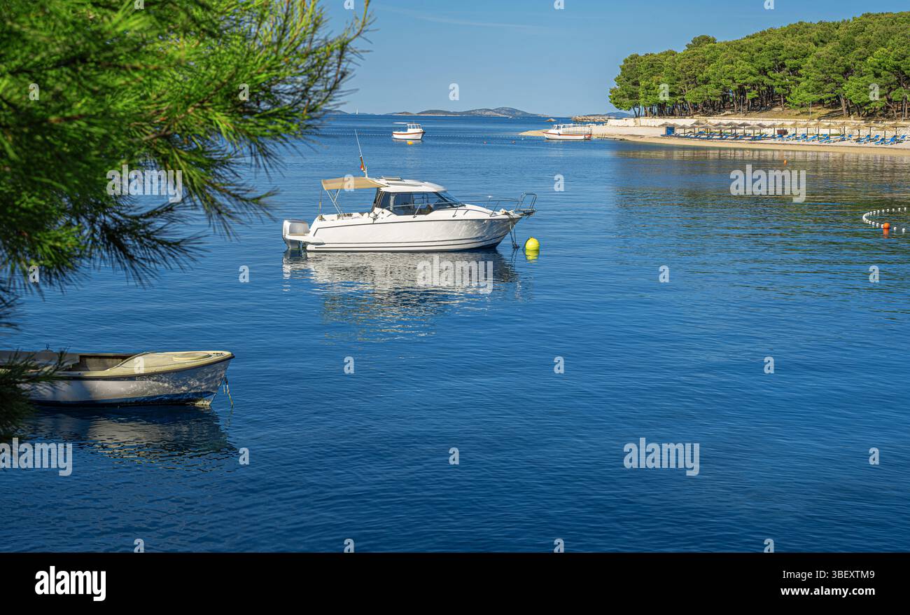 Boats dock peacefully in hi-res stock photography and images - Alamy