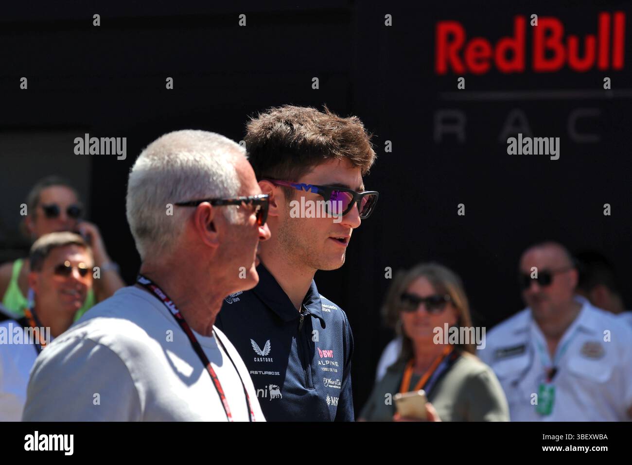 Barcelona, Spain. 30th May, 2025. Jack Doohan (AUS) Alpine F1 Team Reserve Driver with his ...