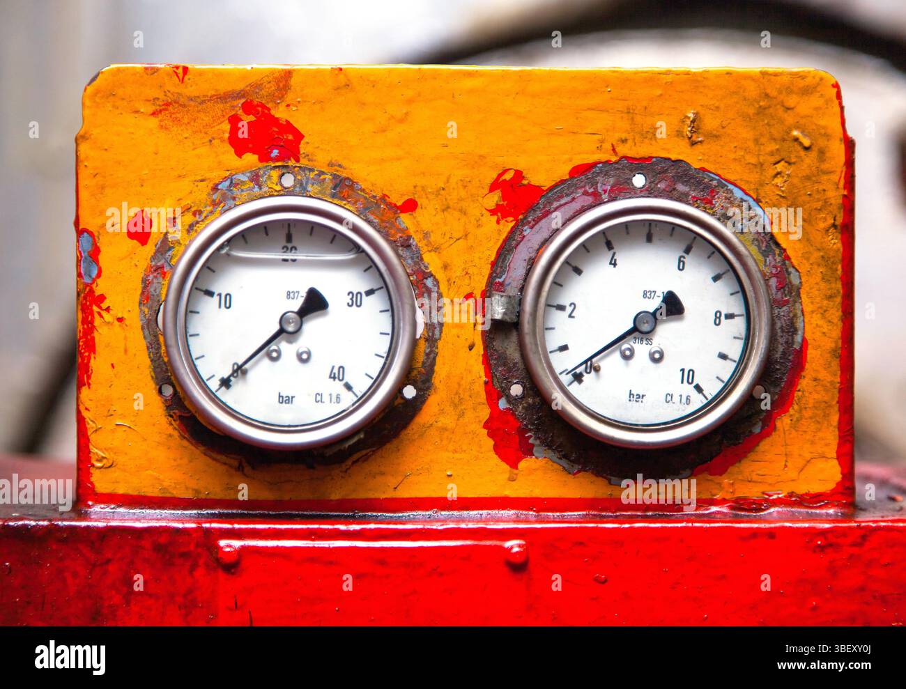 Manometer arrow close up industrial hi-res stock photography and images ...