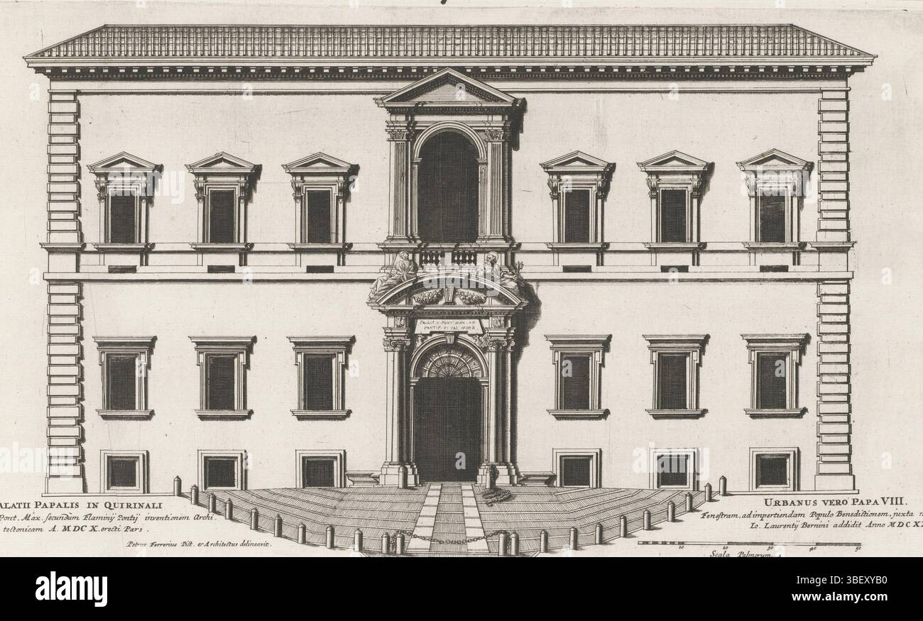 Facade van palazzo del quirinale te rome hi-res stock photography and ...