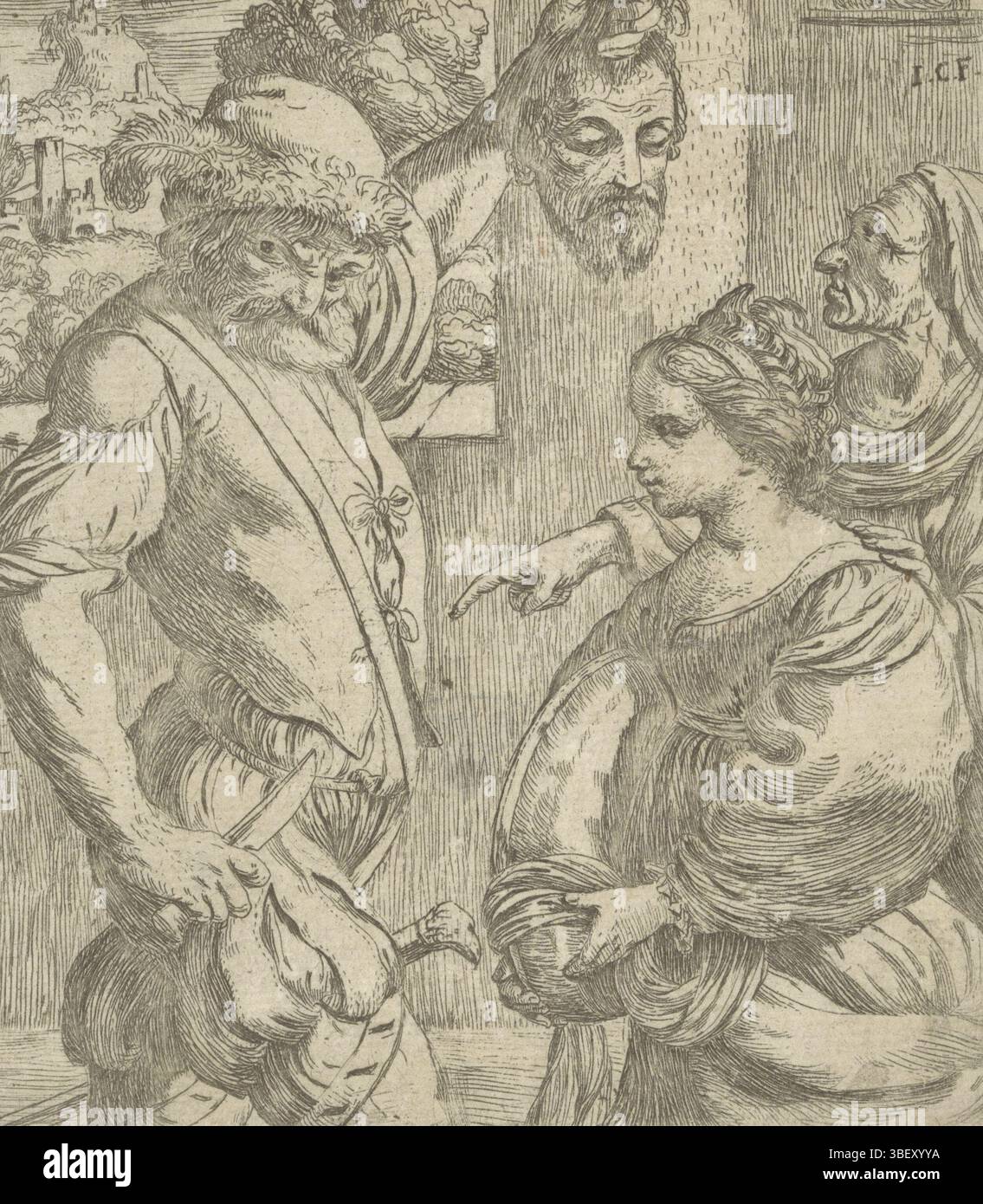 Italy, Caletti, Giuseppe, Salome and the executioner with the head of ...