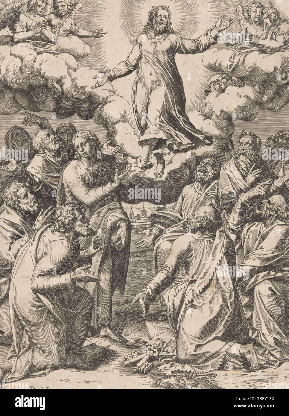 Venice, Bertelli, Orazio, Italy, Carracci, Agostino, Bologna, Tibaldi ...