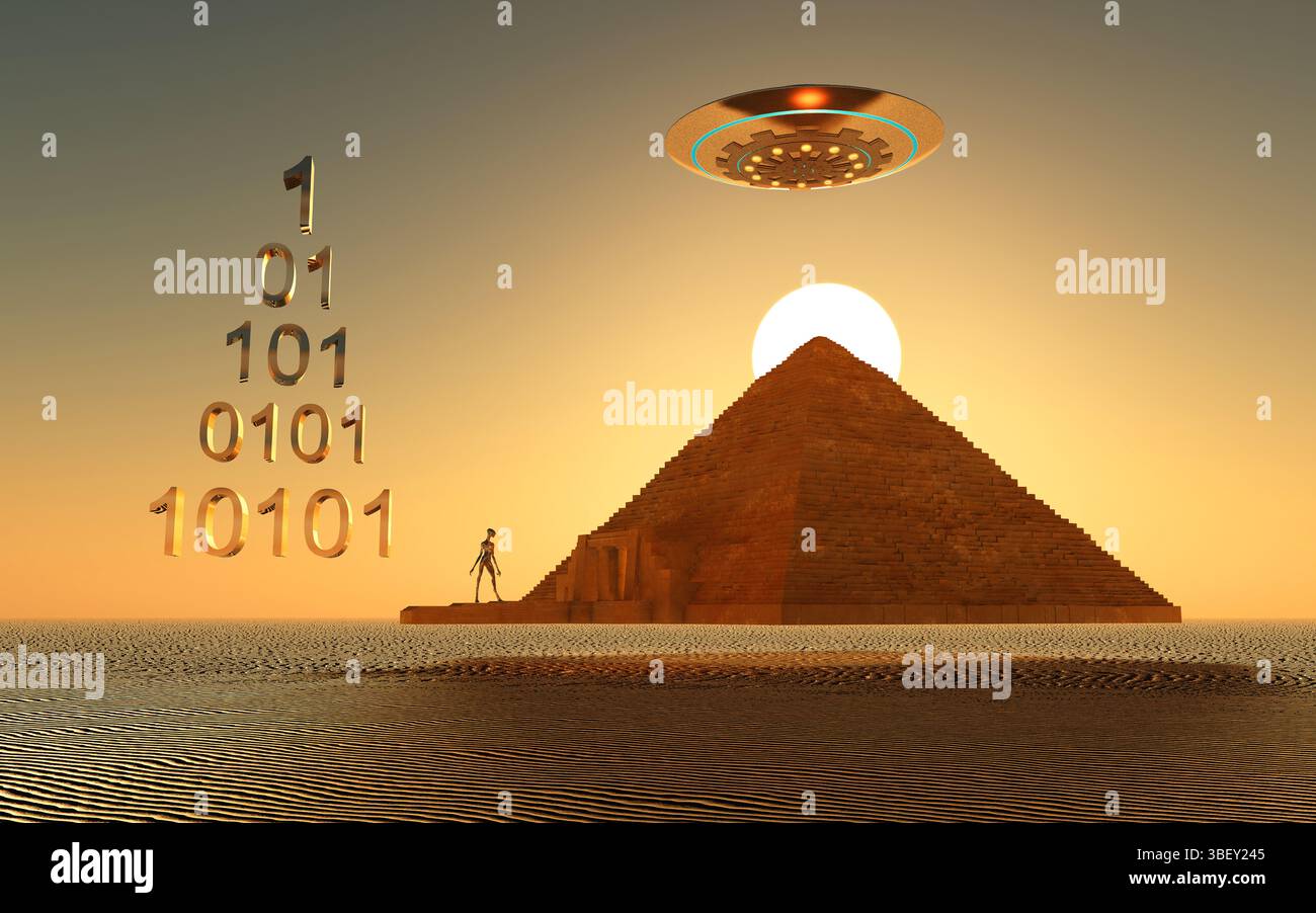 The Pyramid Code Stock Photo - Alamy