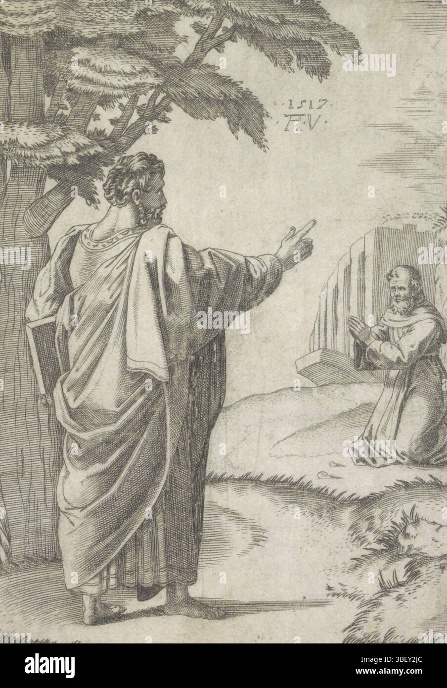 Franciscan monk kneeled hi-res stock photography and images - Alamy