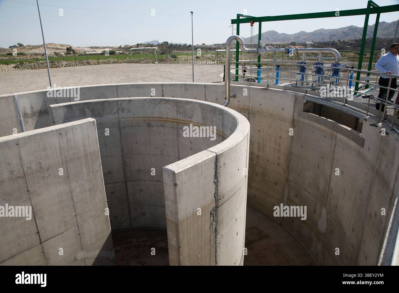 Completed works of the new Wastewater Treatment Plant (WWTP) and the ...