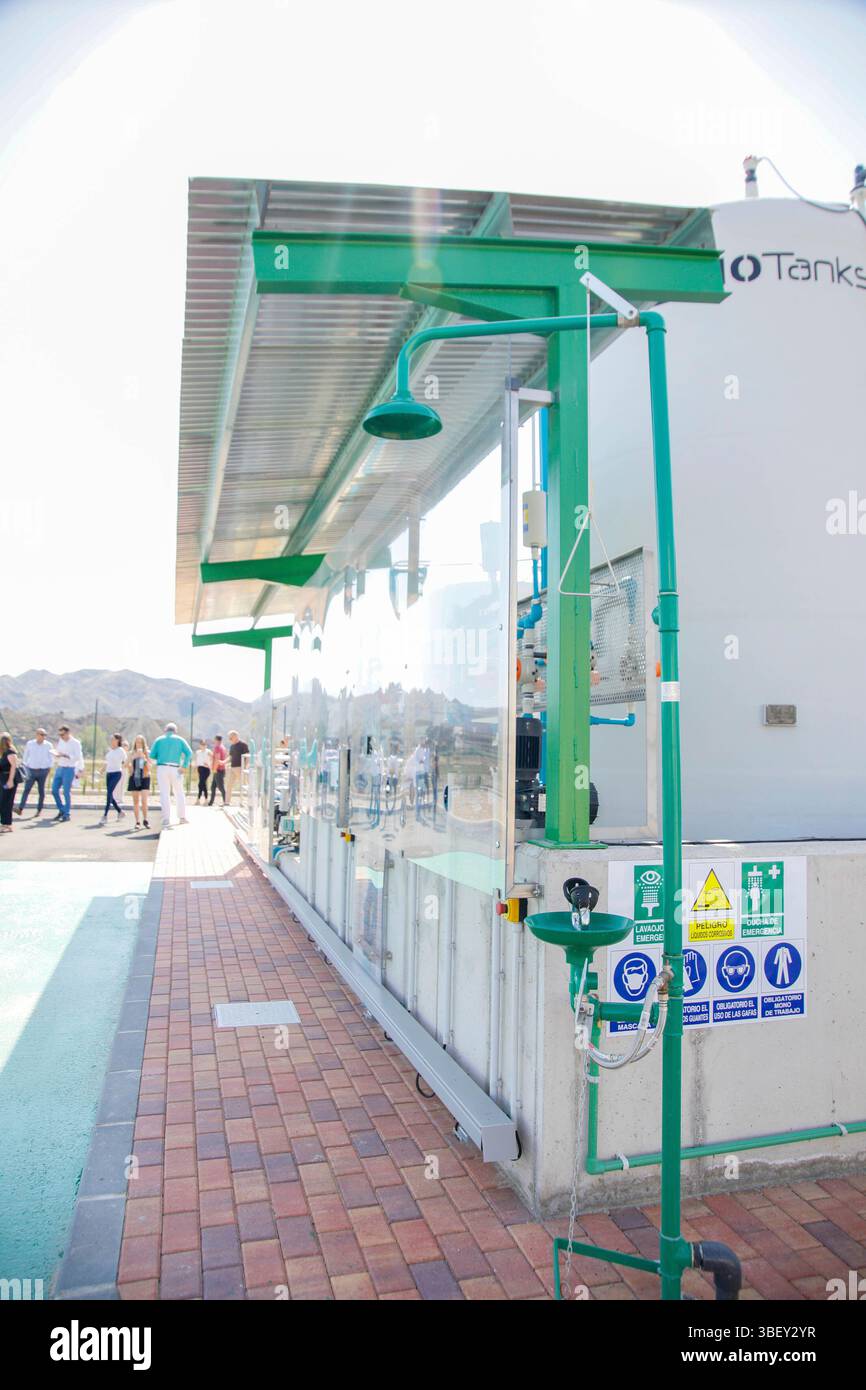 Completed works of the new Wastewater Treatment Plant (WWTP) and the ...