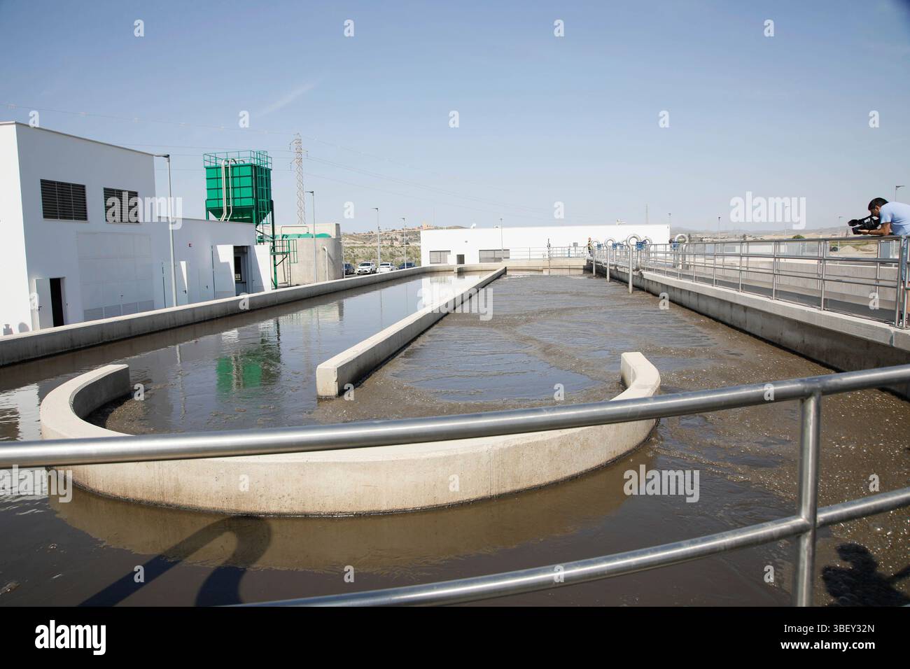 Completed works of the new Wastewater Treatment Plant (WWTP) and the ...