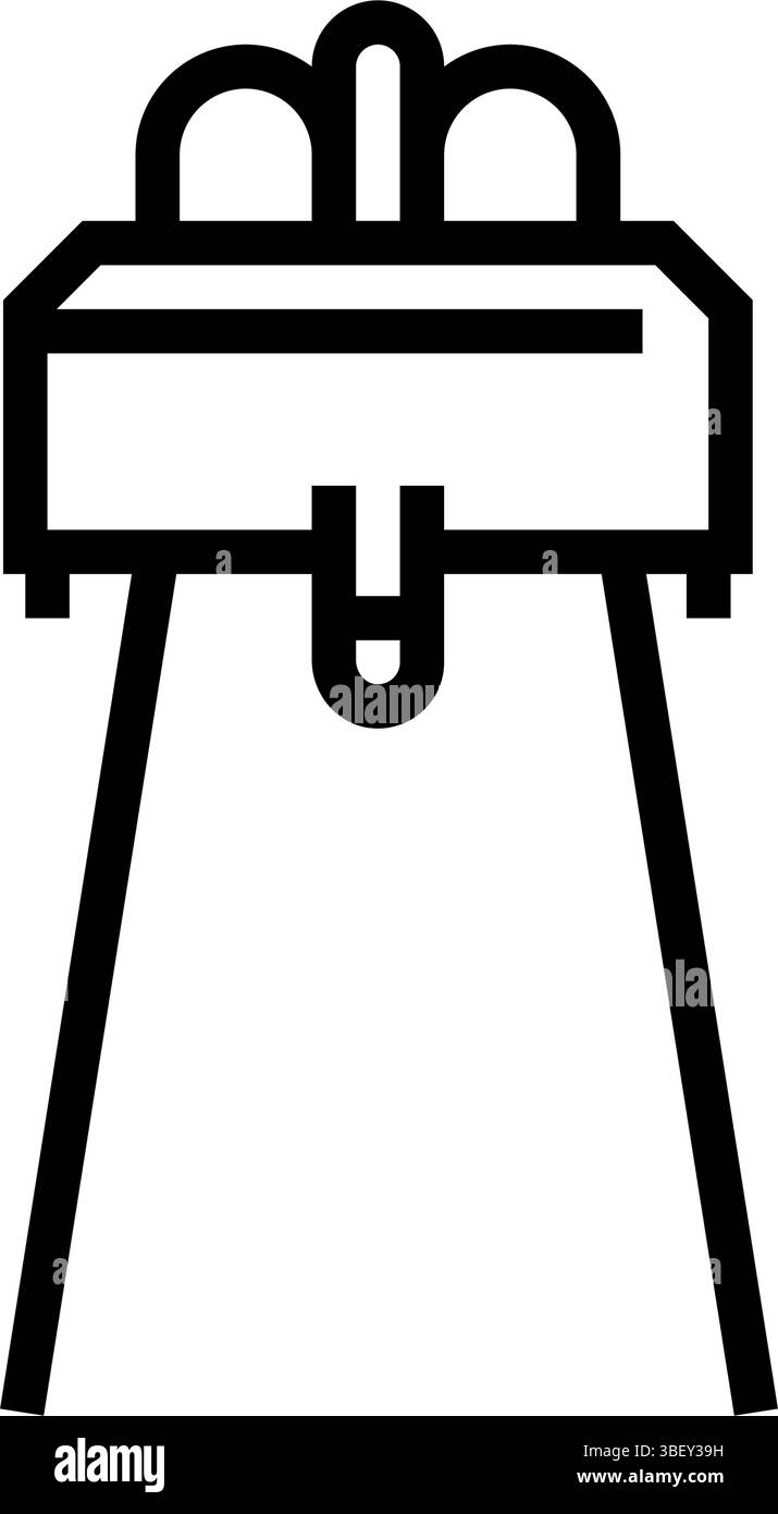 infrared sensor module line icon vector. infrared sensor module sign ...