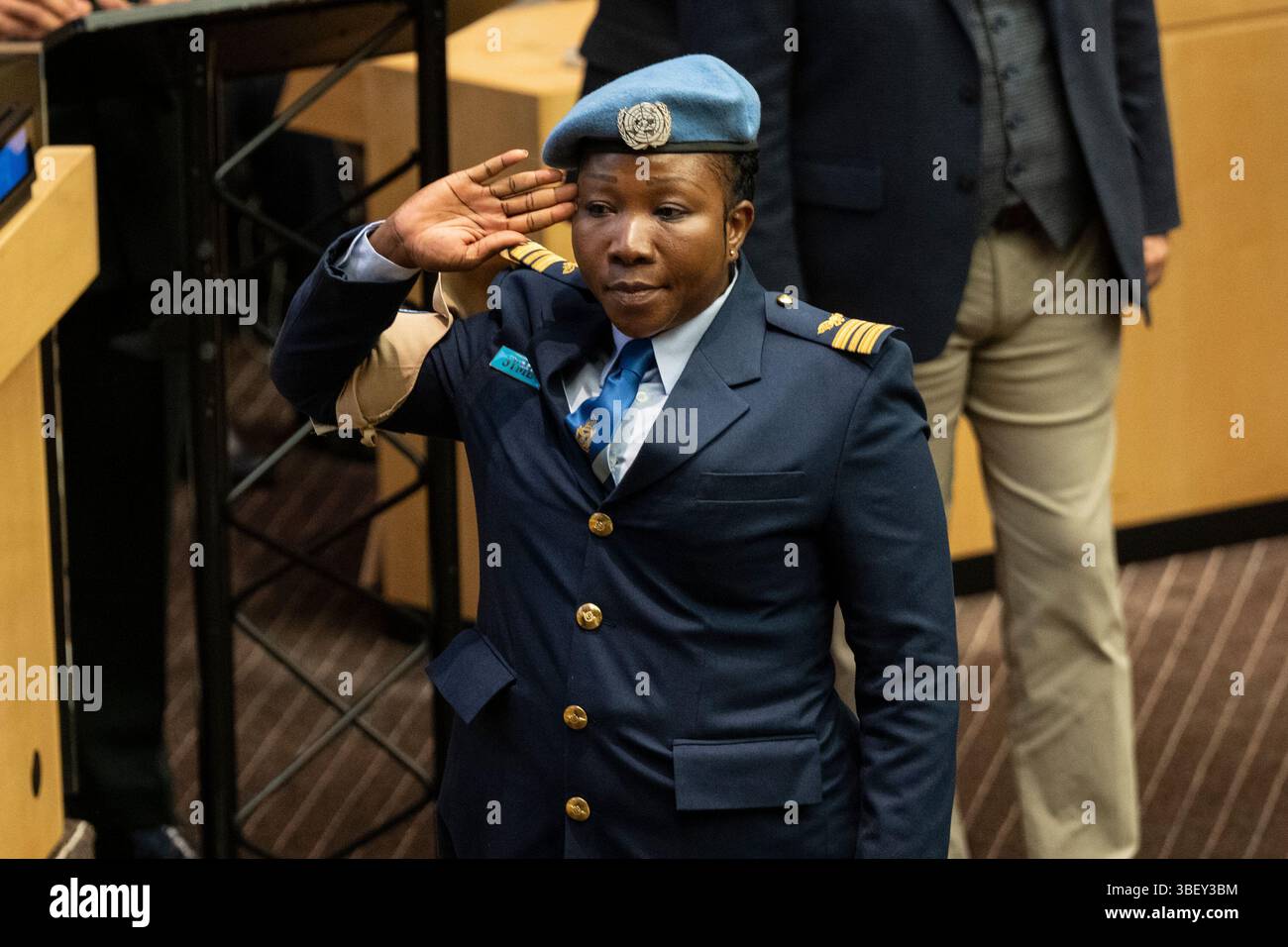 New York, United States. 29th May, 2025. Sharon Mwinsote Syme of Ghana ...