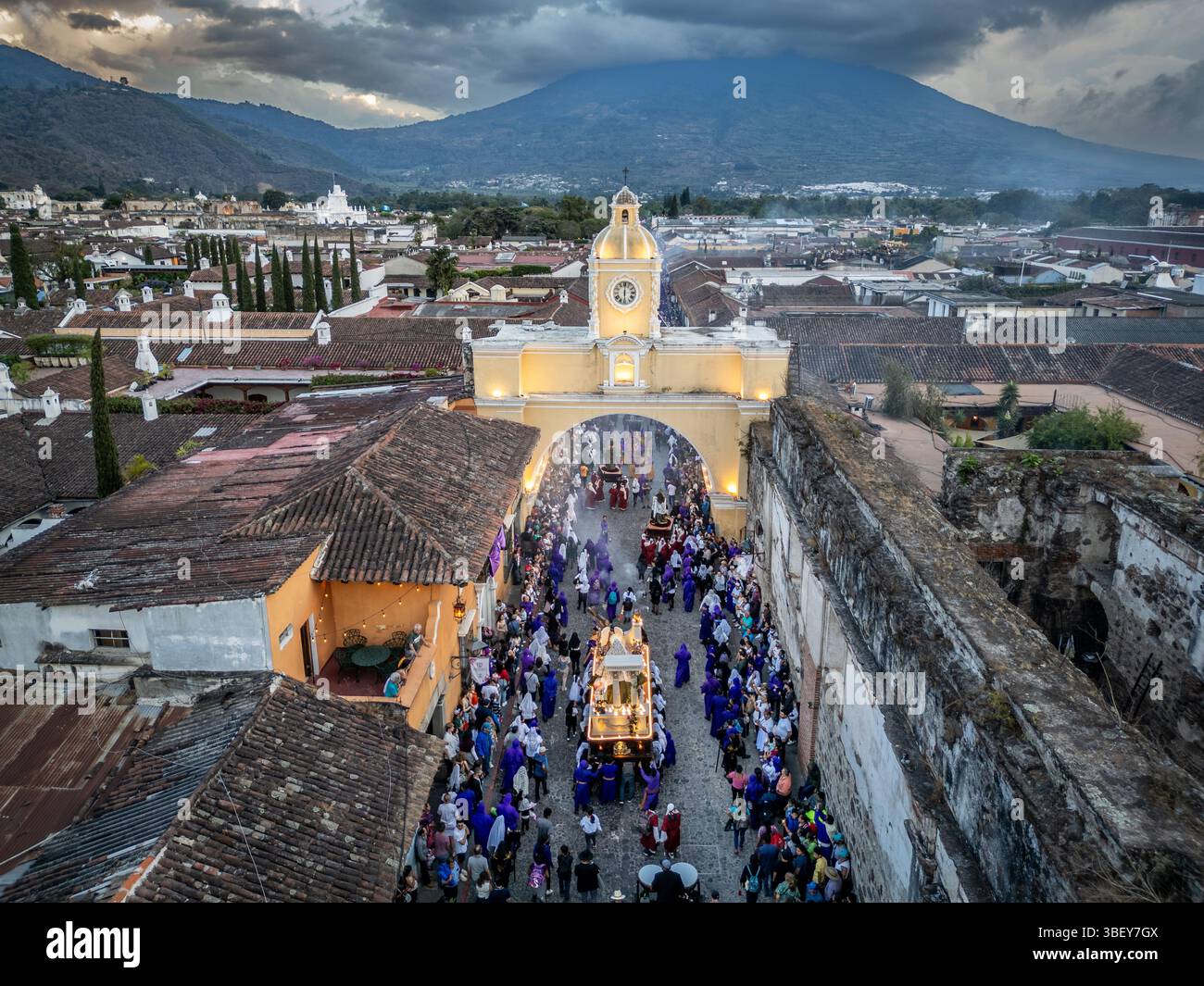 Holy Week celebrations in Antigua, Guatemala Stock Photo - Alamy