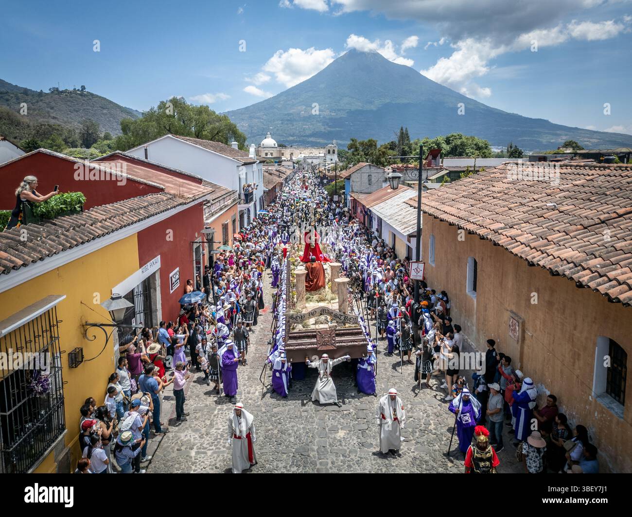 Holy Week celebrations in Antigua, Guatemala Stock Photo - Alamy