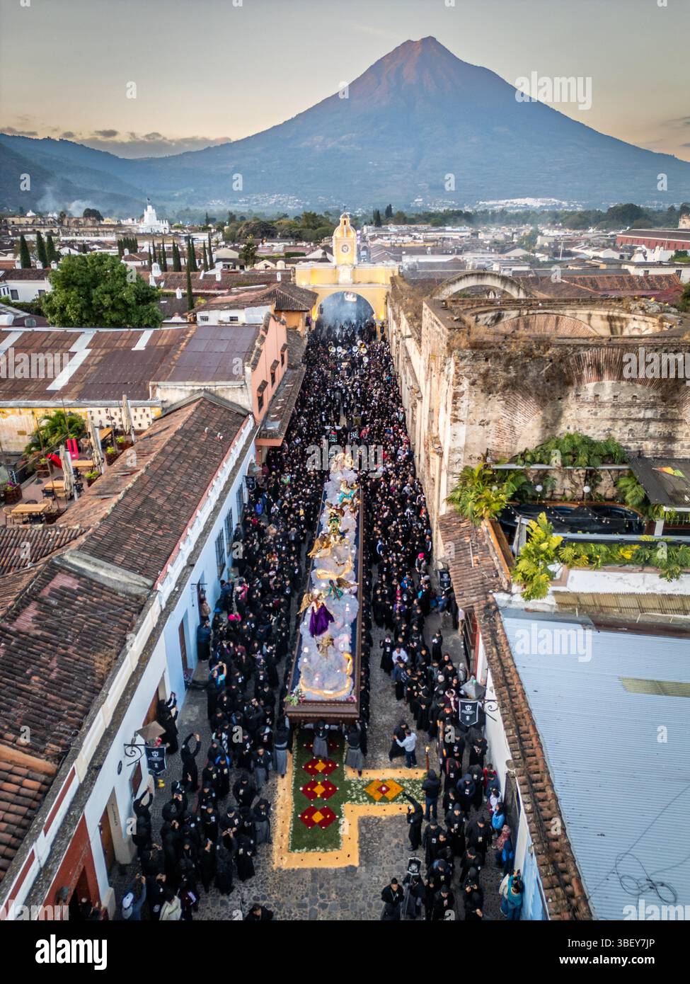 Holy Week celebrations in Antigua, Guatemala Stock Photo - Alamy