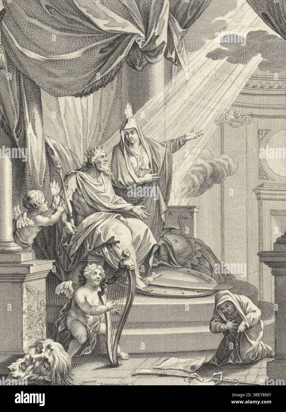 Temple king david sits hi-res stock photography and images - Alamy