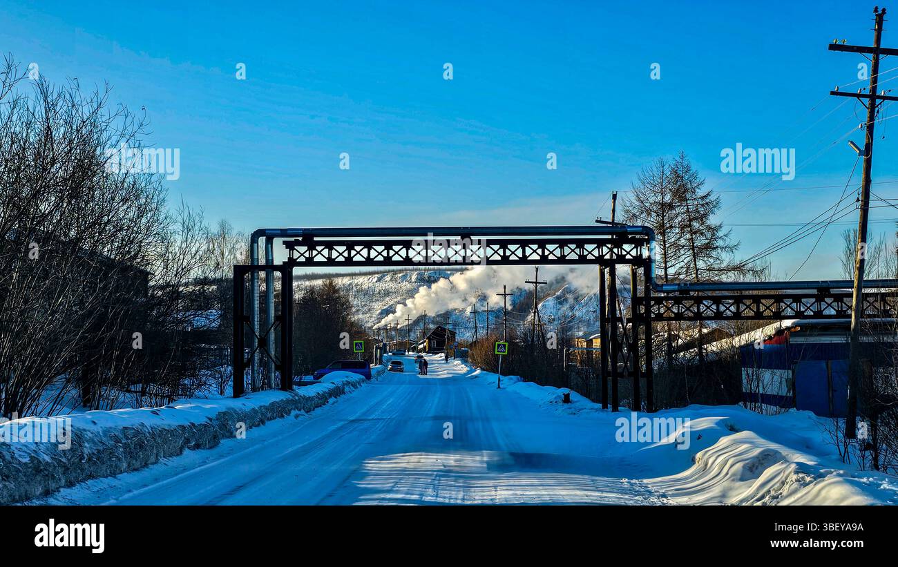 Tura, Krasnoyarsk Krai, Evenki state, Russia Stock Photo - Alamy