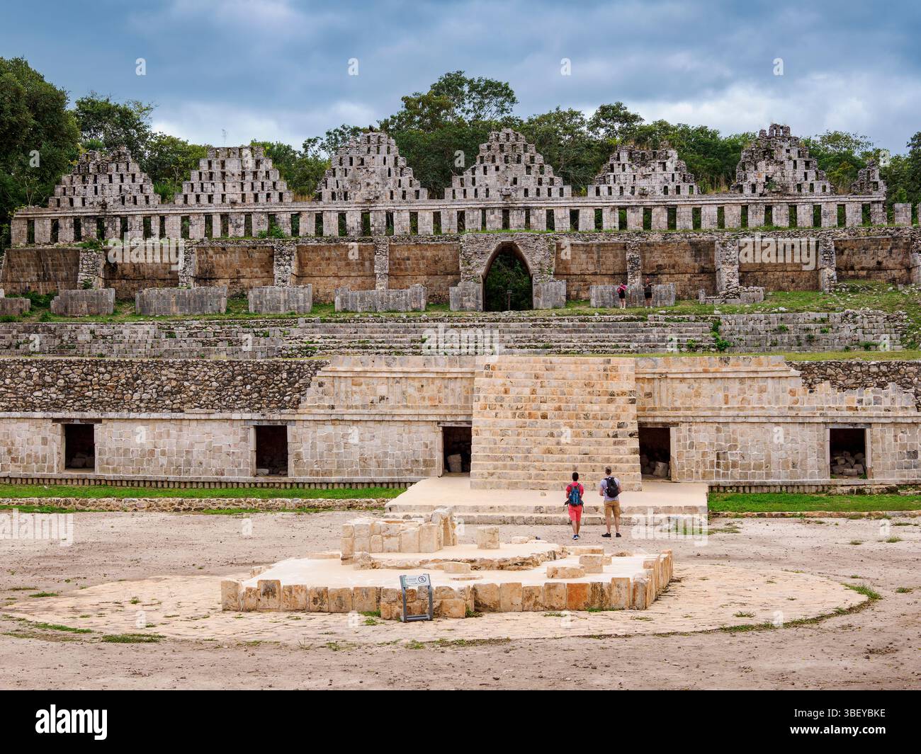 Complex of the House of the Doves, Uxmal, Yucatan State, Mexico Stock ...