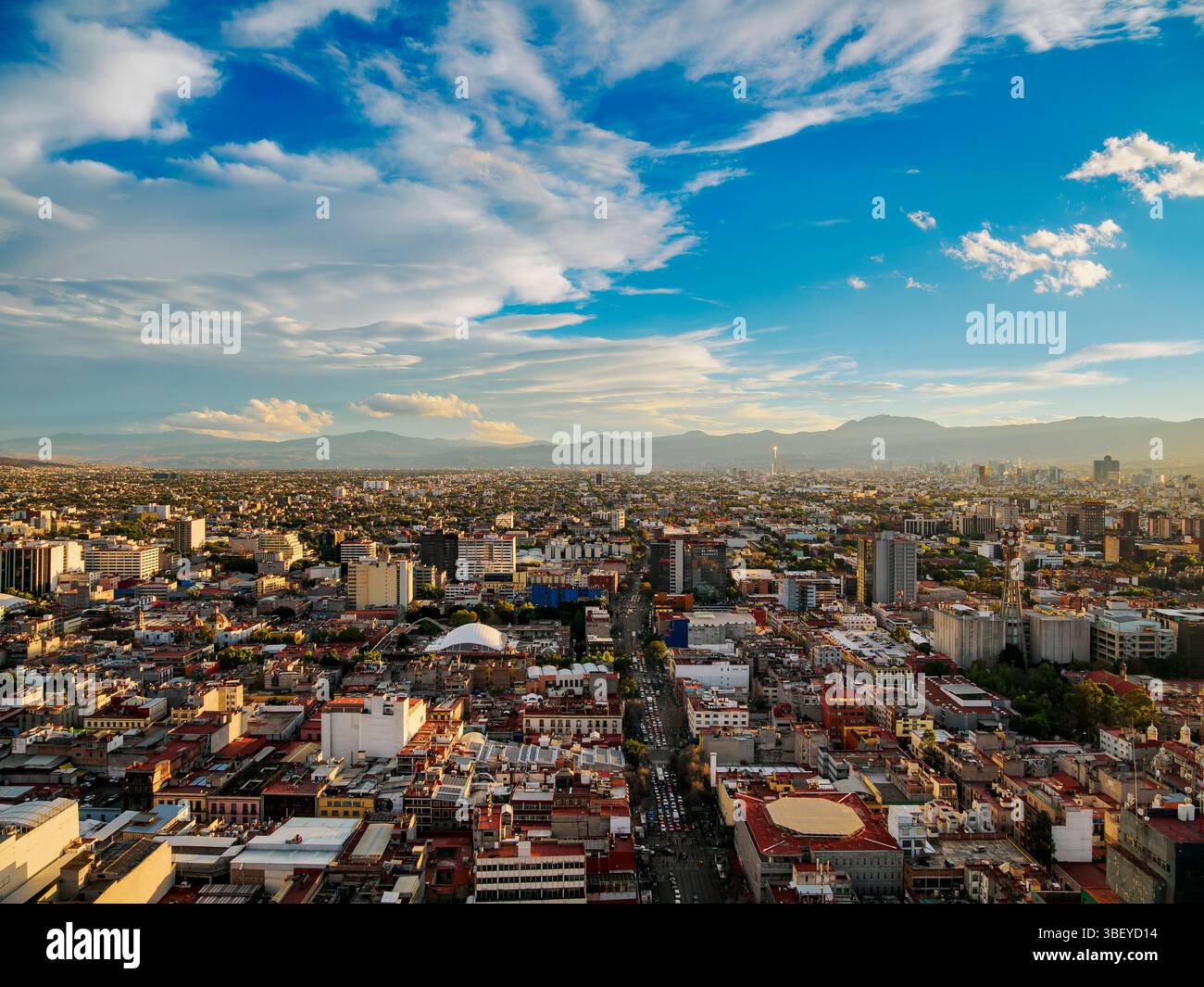 City Centre Skyline, elevated view, Mexico City, Mexico Stock Photo - Alamy