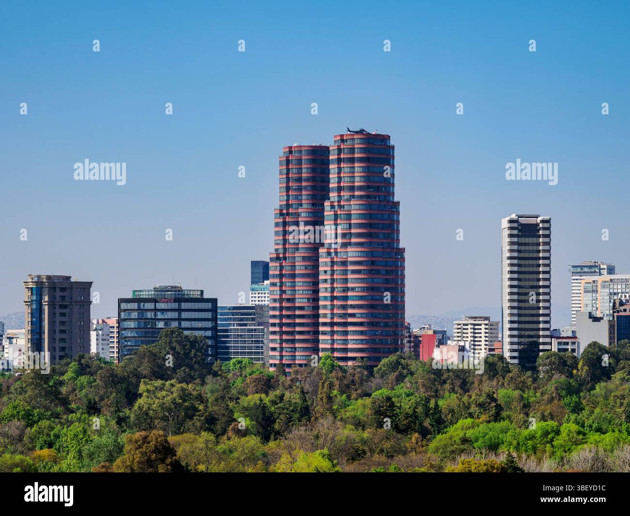 View towards Polanco, Mexico City, Mexico Stock Photo - Alamy