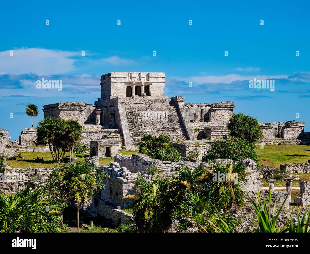 El Castillo, Tulum Archeological Site, Quintana Roo State, Mexico Stock ...