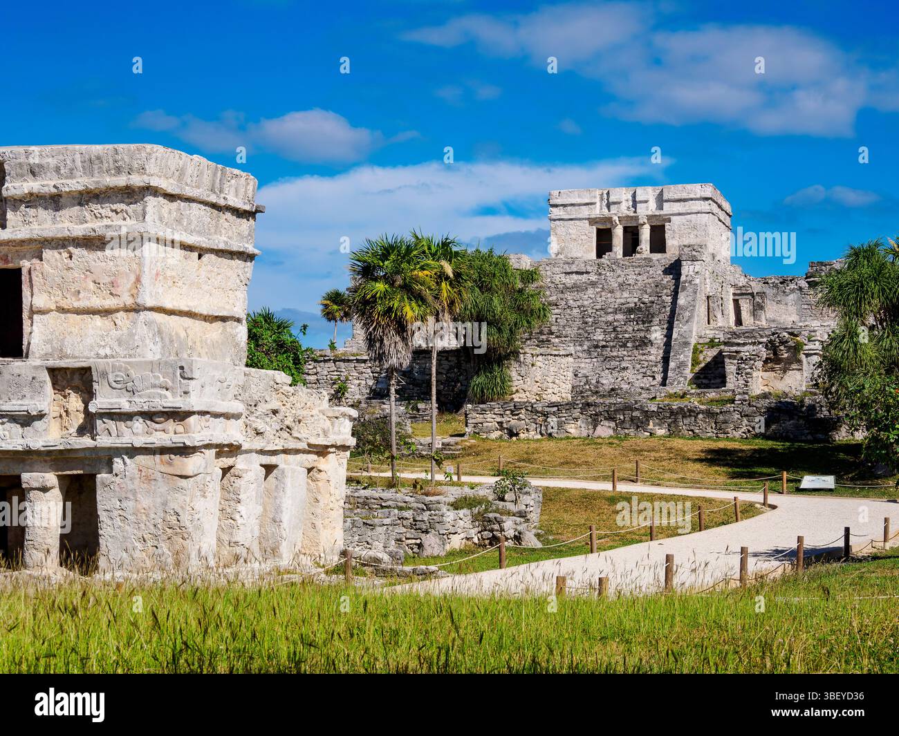 El Castillo, Tulum Archeological Site, Quintana Roo State, Mexico Stock ...