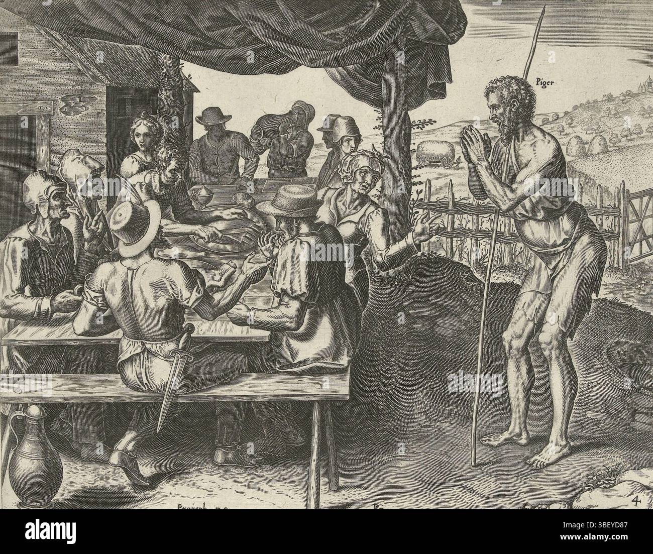 Junius, Hadrian, Haarlem, Galle, Philips, Story of the sloth, The sloth ...