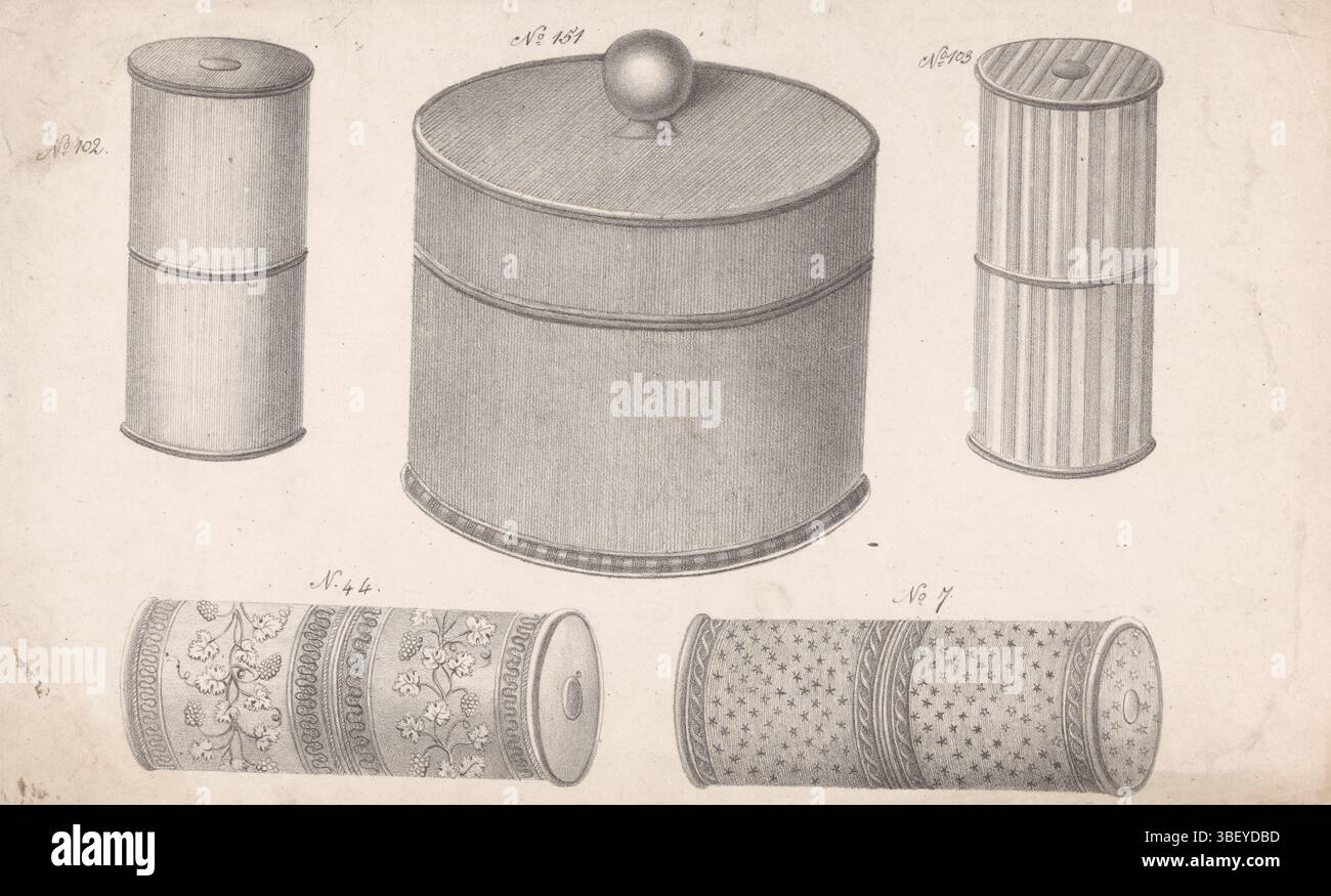 Germany, Empire objects, Blik en bussen, Germany, verso - stamped ...