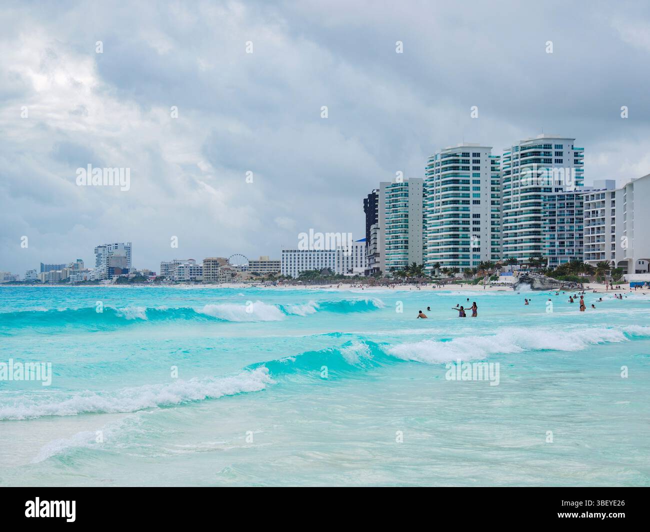 Chacmool Beach, Cancun, Quintana Roo State, Mexico Stock Photo - Alamy