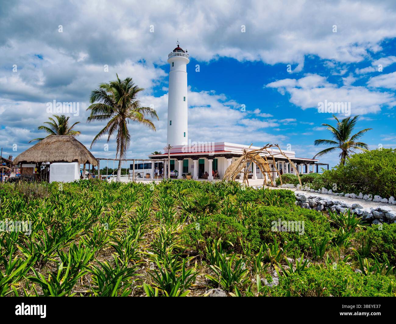 Celarain Lighthouse, Punta Sur, Cozumel Island, Quintana Roo State ...