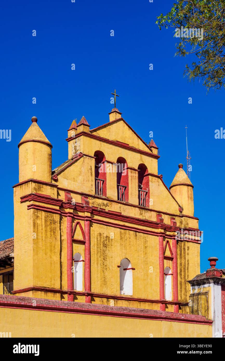 San Nicolas de Tolentino Church, San Cristobal de las Casas, Chiapas State, Mexico Stock Photo ...