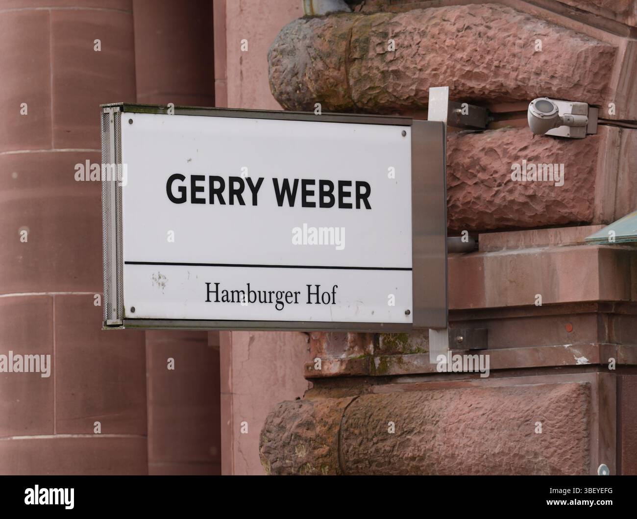 30 May 2025, Hamburg: View of the "Gerry Weber" lettering on a former ...