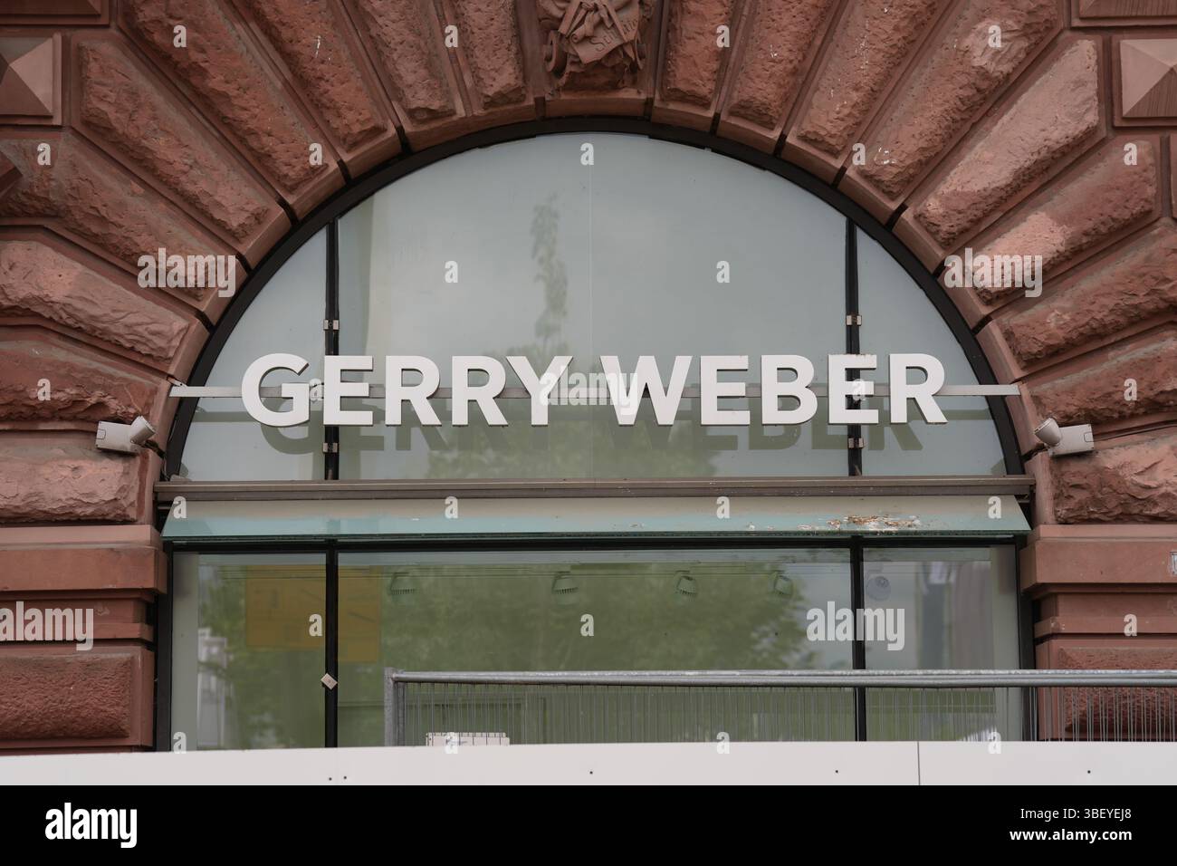30 May 2025, Hamburg: View of the "Gerry Weber" lettering on a former ...