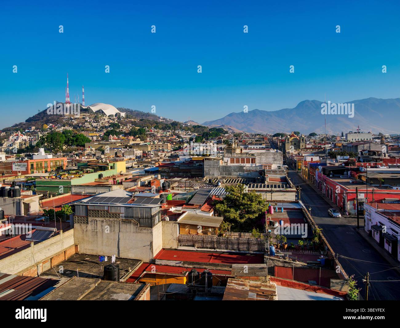 Cityscape of Oaxaca de Juarez, Oaxaca State, Mexico Stock Photo - Alamy