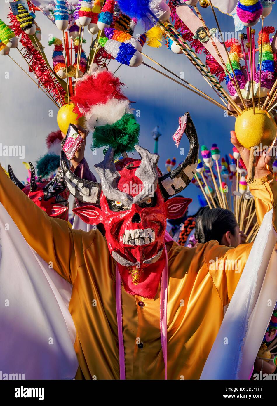 Costumes masks oaxaca parade hi-res stock photography and images - Alamy