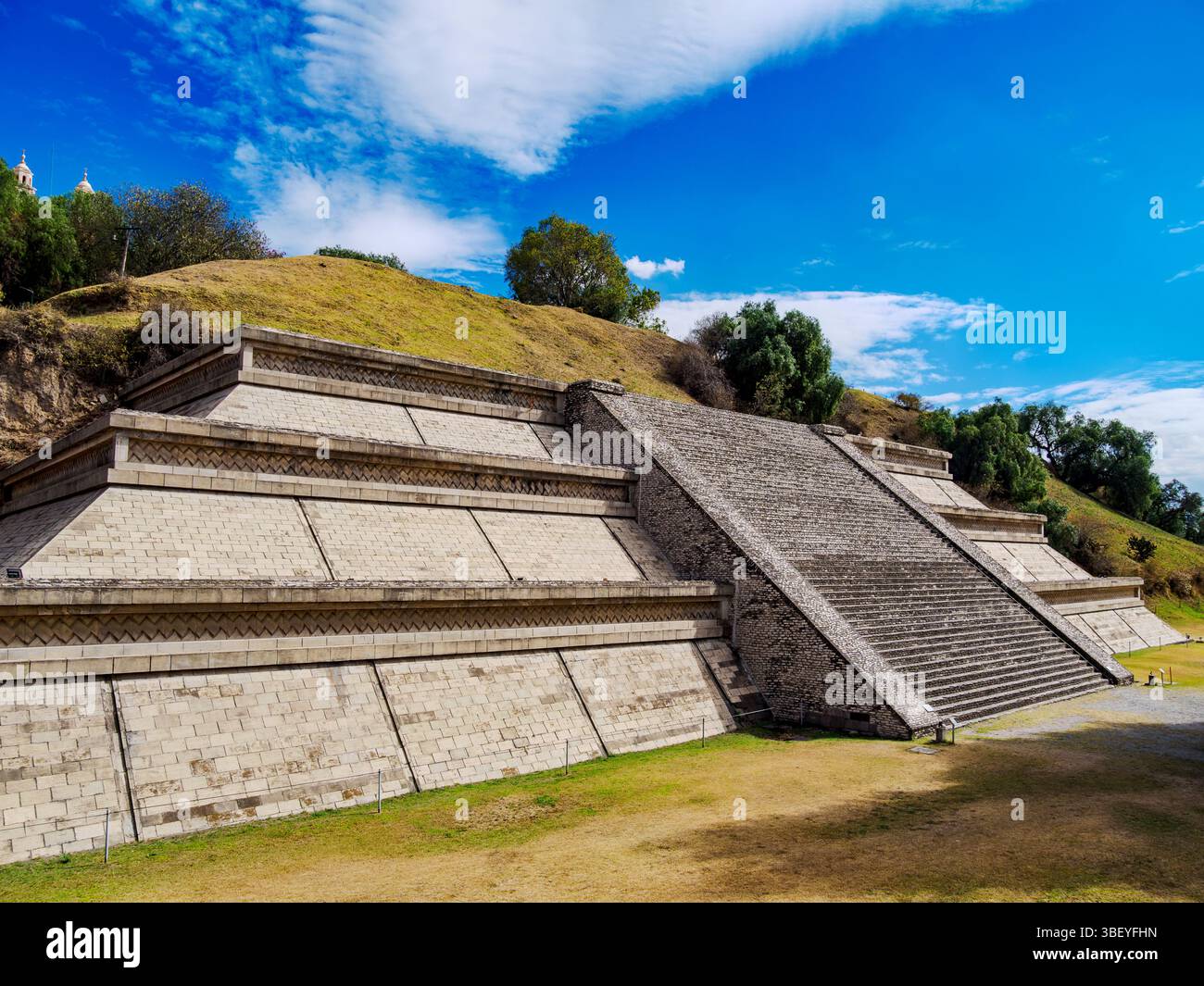 The Great Pyramid Archaeological Site, Cholula, Puebla State, Mexico ...