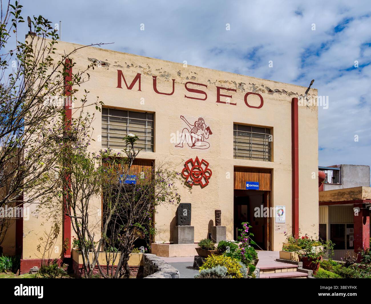 Museum of the Great Pyramid, Cholula, Puebla State, Mexico Stock Photo ...