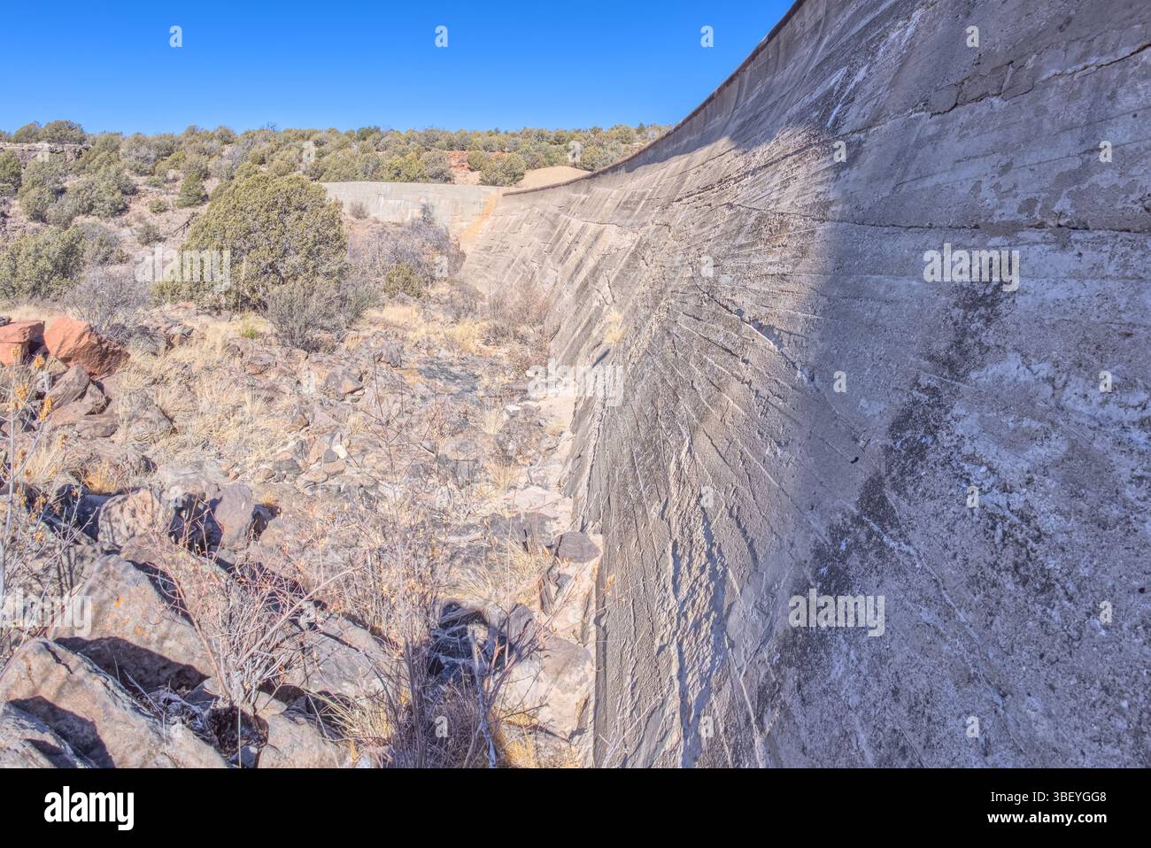 View from below the Stone Dam in the Kaibab National Forest, Arizona ...