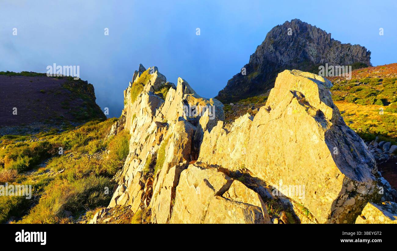 View from summit of Pico do Areeiro, Madeira Stock Photo - Alamy