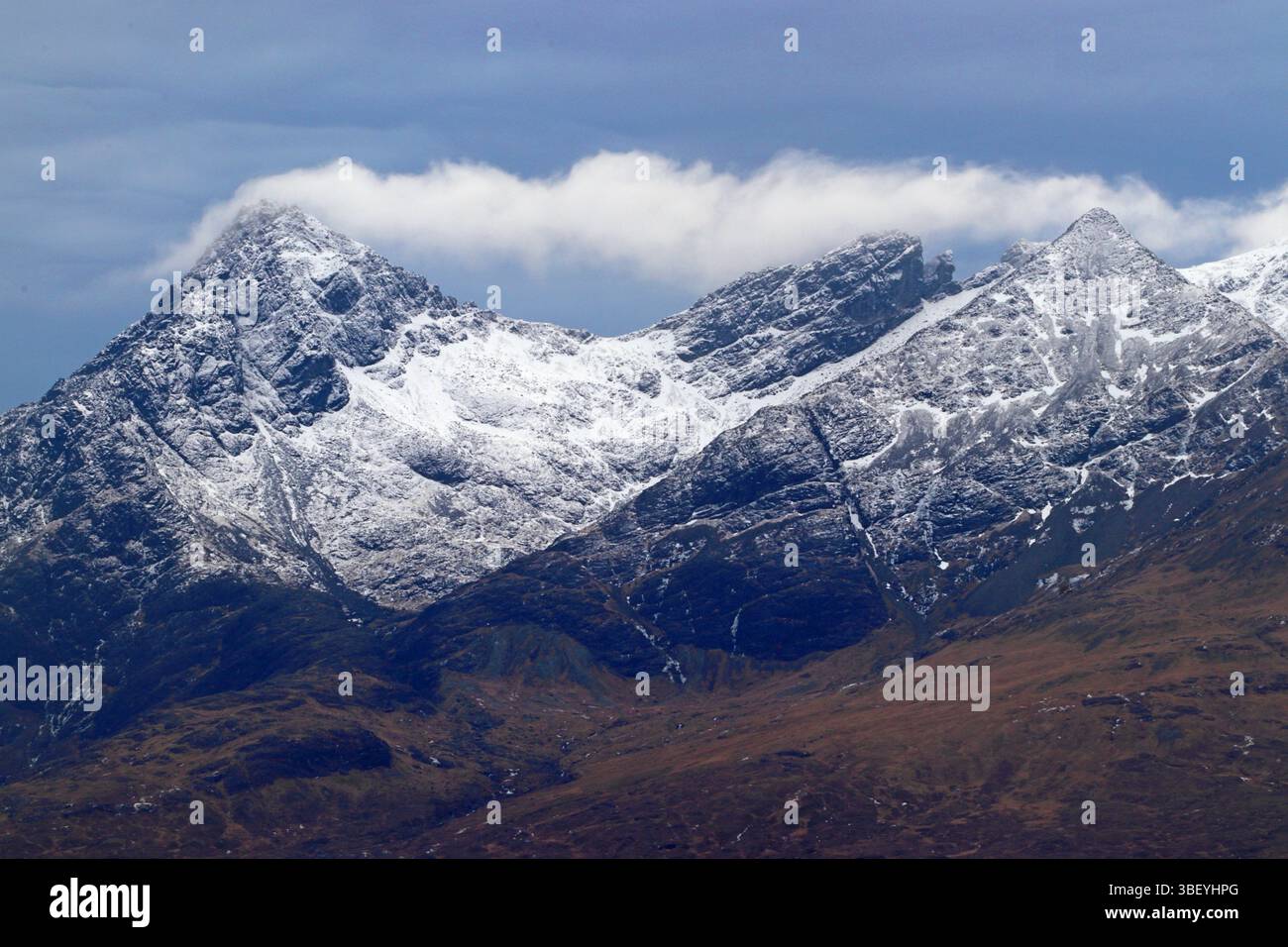 Cullin Hills in winter, Isle of Skye, Scotland, UK Stock Photo - Alamy