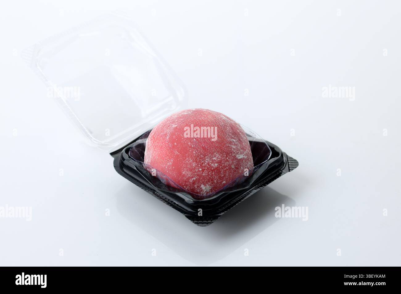 Ichigo Strawberry Japanese Mochi on Plastic Cup Packaging, Isolated on ...