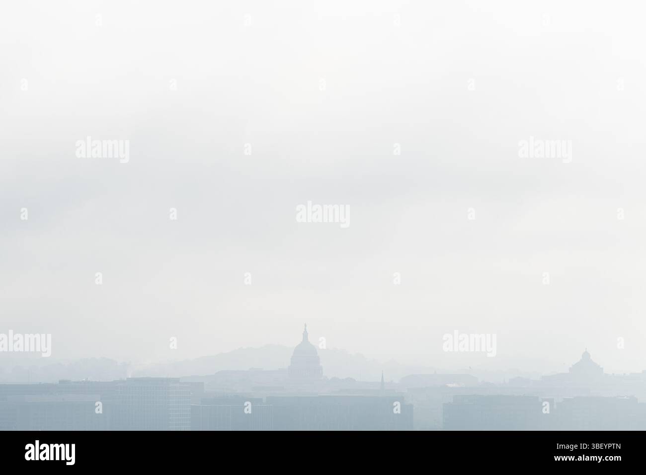 UNITED STATES - MAY 30: The U.S. Capitol dome is silhouetted against ...