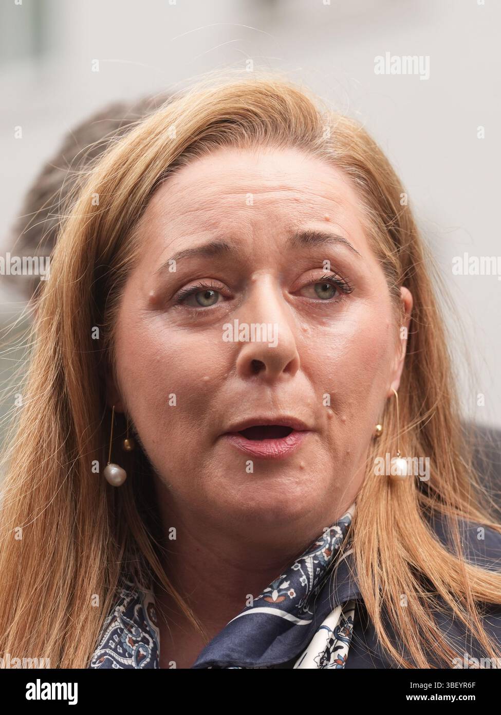 Journalist Jennifer O'Leary outside the High Court in Dublin, after ...
