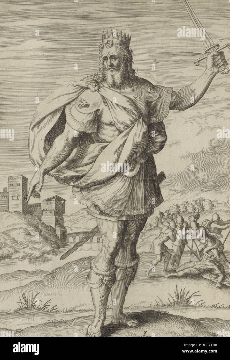 Antwerp, Jode, Gerard de, Series Regum Persarum, Persian kings, King ...