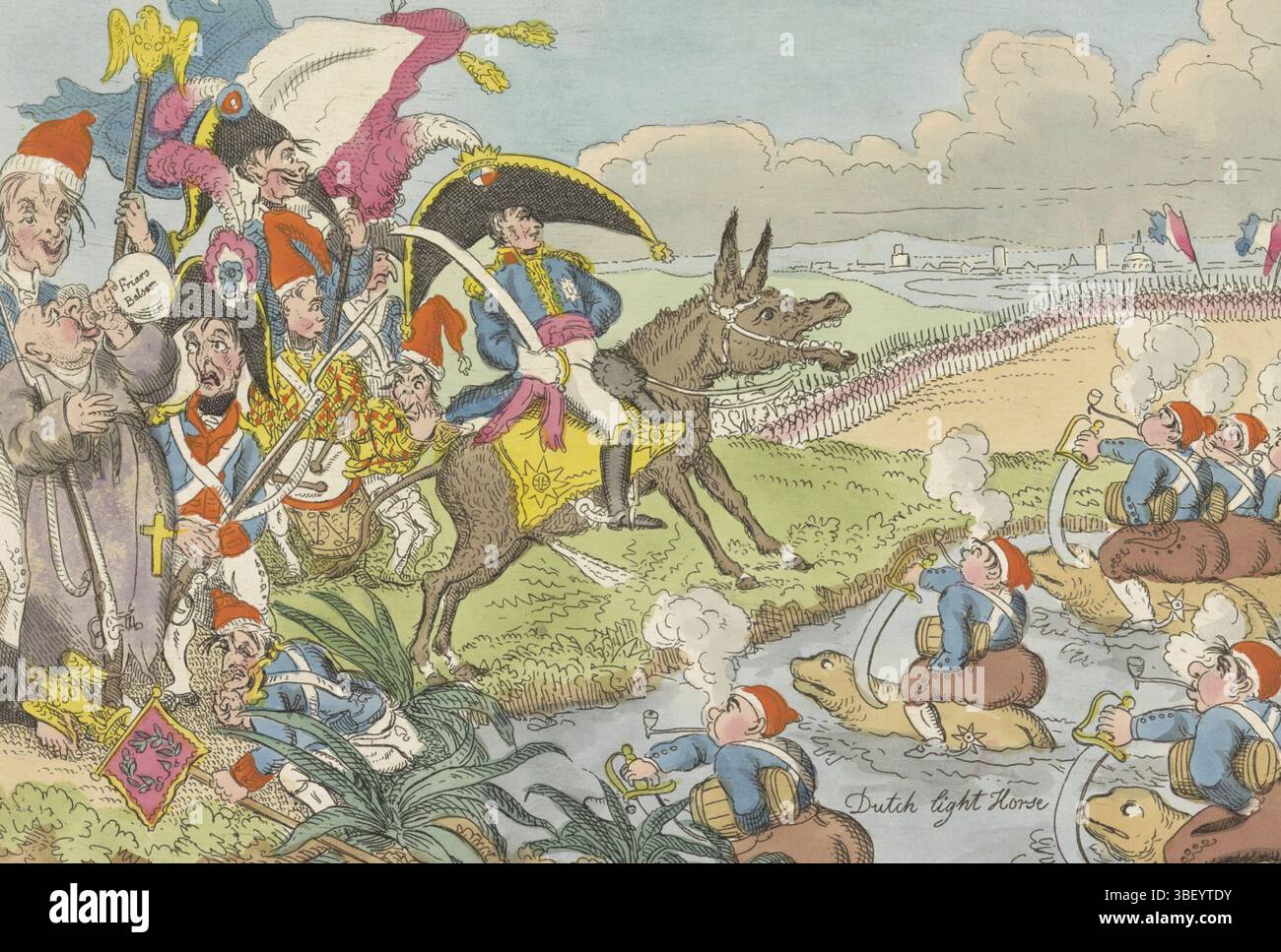 Caricatural french soldiers hi-res stock photography and images - Alamy