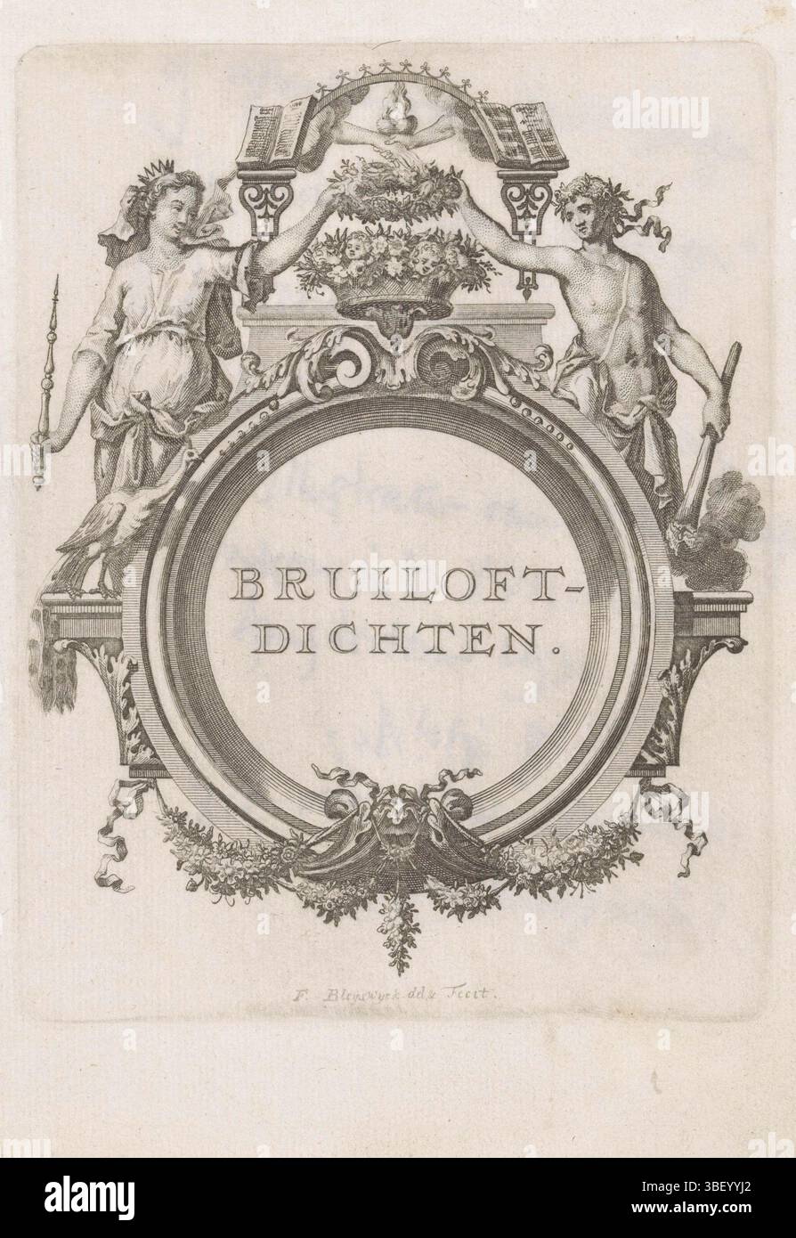 Delft, Boitet, Reinier, Bleyswijck, François van, Wedding poems, Bridal ...