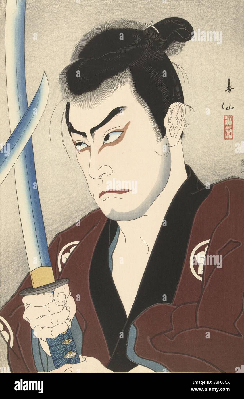Tokyo, Watanabe Shôzaburô, Japan, Shunsen, Natori, The actor Sawada ...
