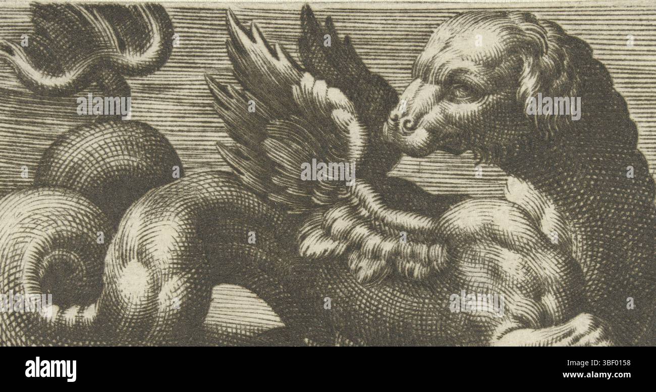 Italy, Maglioli, Giovanni Andrea, Italy, Frisians with sea monsters ...