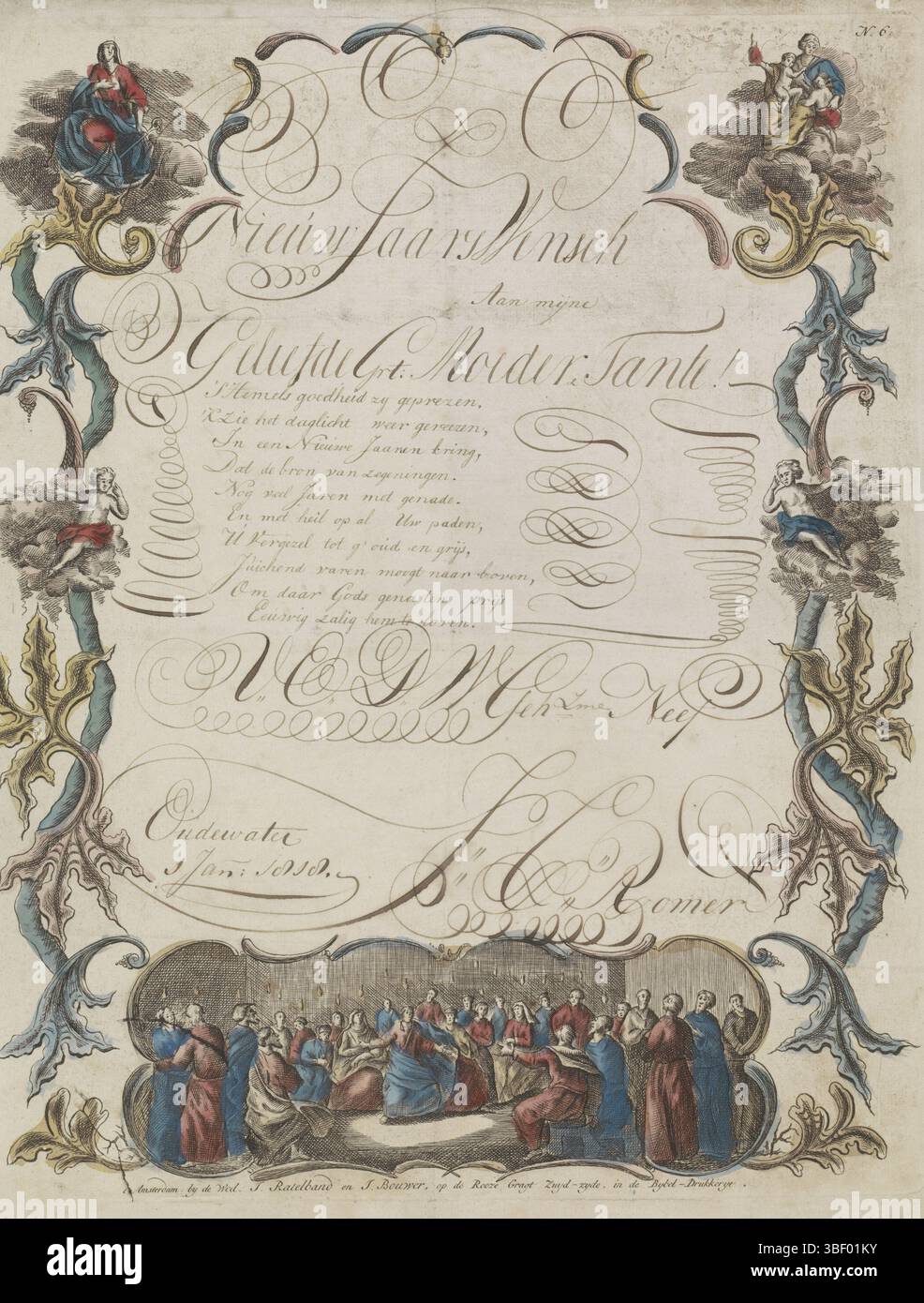 The Netherlands, Amsterdam, Ratelband and Johannes Bouwer, widow ...