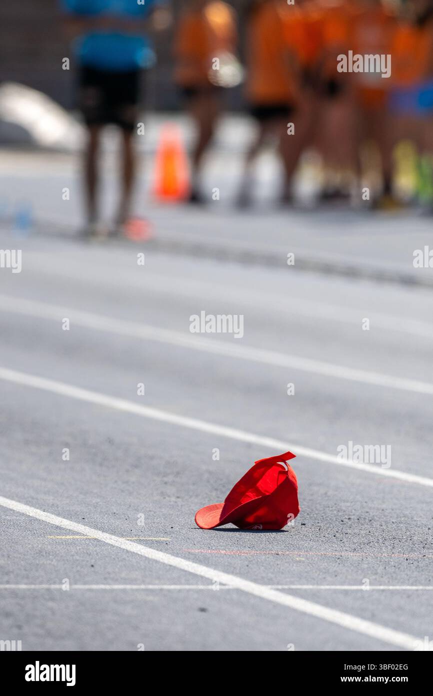 Child in running competition hi-res stock photography and images - Alamy