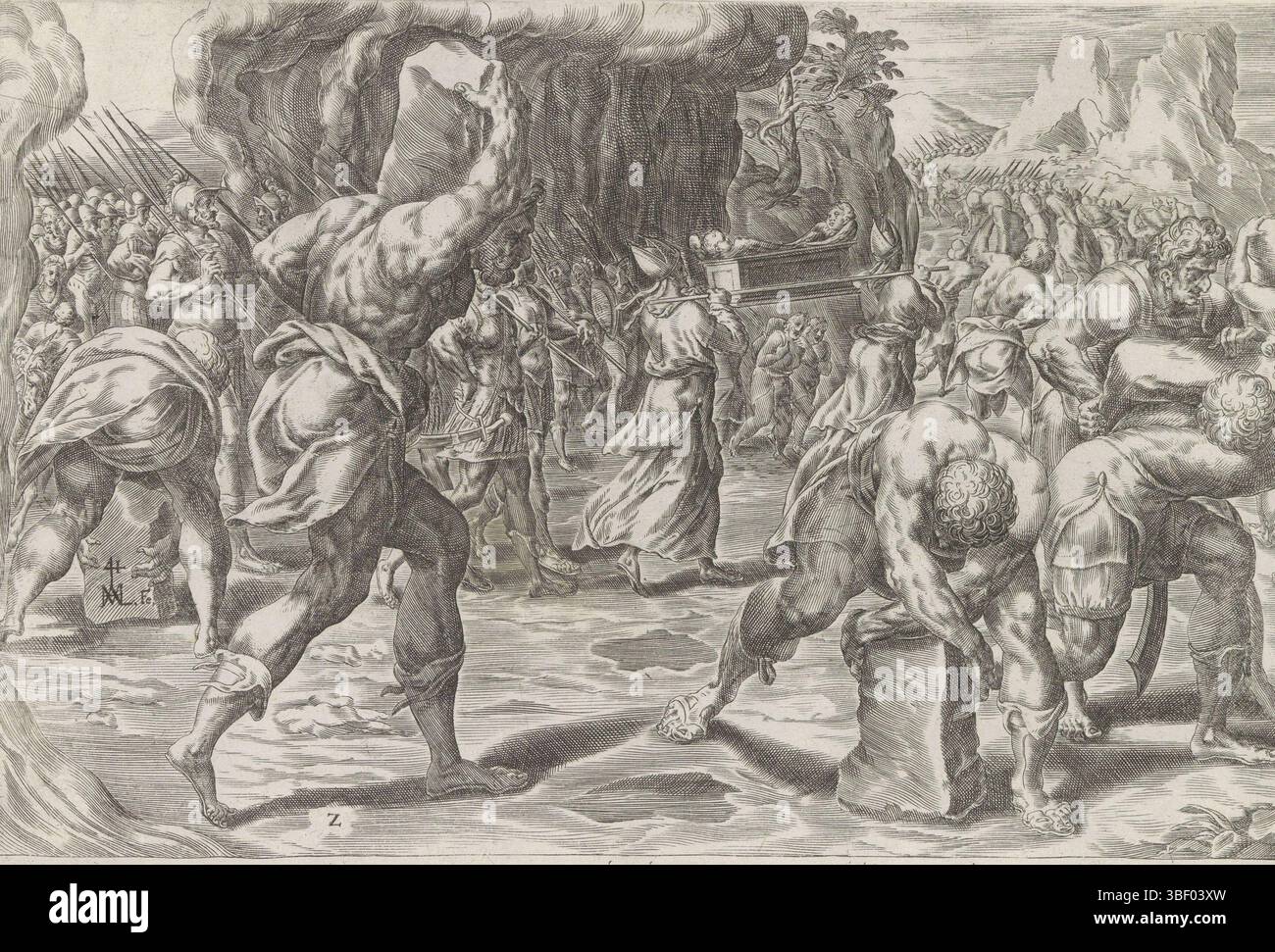 Joshua crossing the jordan river hi-res stock photography and images ...