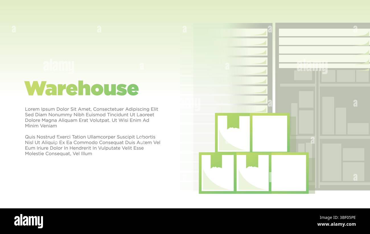 Warehouse infographic illustration hi-res stock photography and images ...
